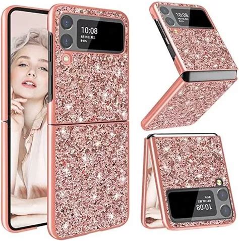 Funda Tpu Con Glitter Para Samsung Galaxy Z Flip 4 5g