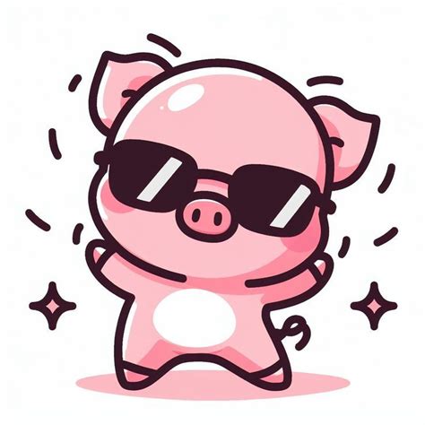 Cute Cartoon Pig