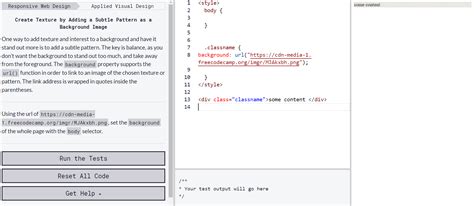 background image for a particular div html css the freecodecamp forum