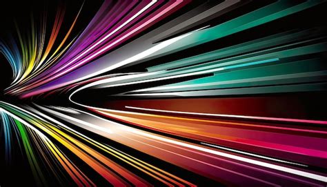 Premium Ai Image Abstract Colorful Speed Background With Lines