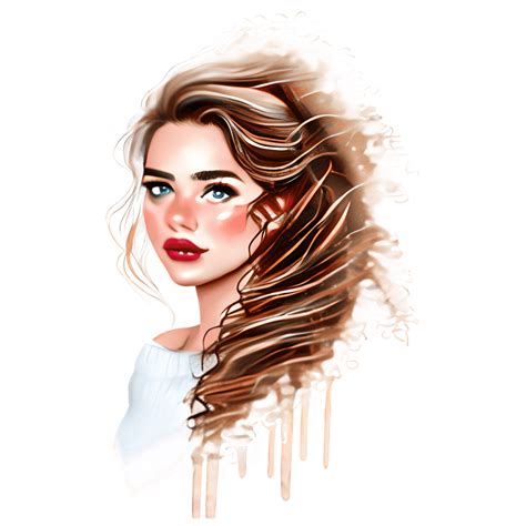 Beautiful Young Girl With Dreamy Hazel Eyes · Creative Fabrica