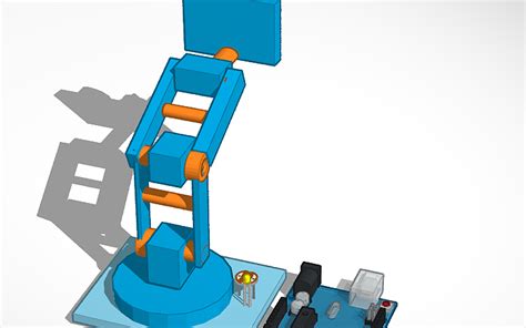 3d Design Annisa Salamah Arm Robot 3 Dof Tinkercad