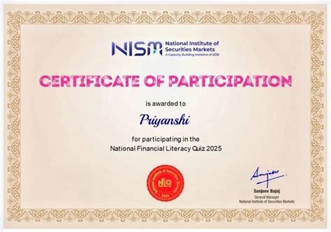 Financialliteracy Nism Investmenteducation Continuouslearning Priyanshi Yagyasaini