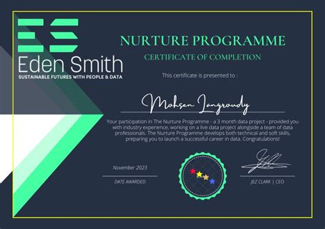Nurtureprogram Certificatecompletion Graduationready Mohsen D Langroudy