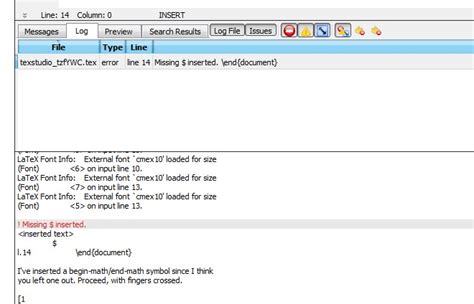 TeXStudio Error Messages Just Say Process Exited With Error S Without Any Other Information