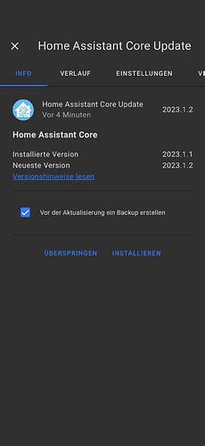 Homeassistant Core Update Would Not Install 2022 12 9 Installation Home Assistant Community