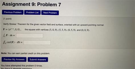 Verify Stokes Theorem For The Given Vector Field And Chegg