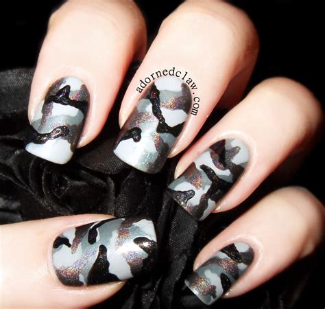Camouflage Nails The Adorned Claw