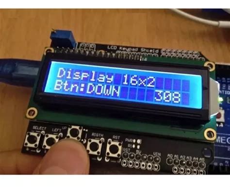 lcd display 16x2 con botones para arduino keypad shield 2x16 mebuscar