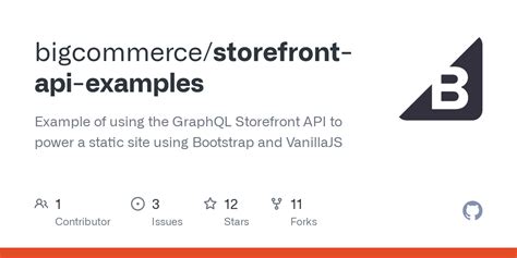 GitHub Bigcommerce Storefront Api Examples Example Of Using The GraphQL Storefront API To
