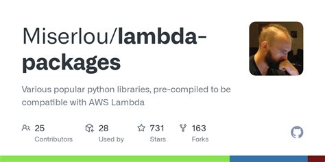 Github Miserloulambda Packages Various Popular Python Libraries Pre Compiled To Be