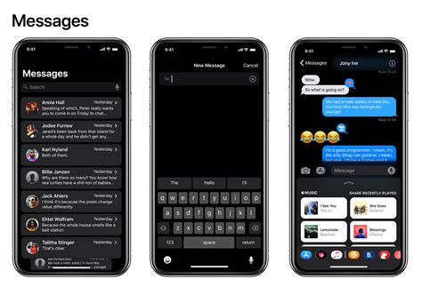 IOS Dark Mode On Behance