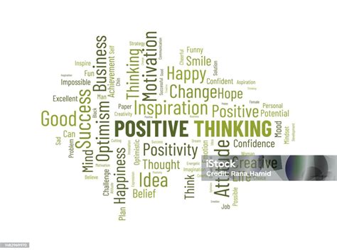 긍정적인 사고를 위한 단어 구름 배경 개념입니다 성공 태도 혁신 낙관주의의 창조적 사고 방식 벡터 그림입니다 워드 클라우드에 대한 스톡 벡터 아트 및 기타 이미지 Istock