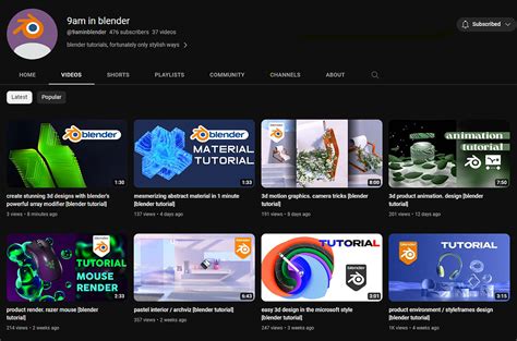 My Tutorials Tutorials Tips And Tricks Blender Artists Community