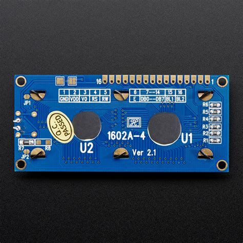 LCD Character Display Module With Blue Backlight Digitalelectronics Lk