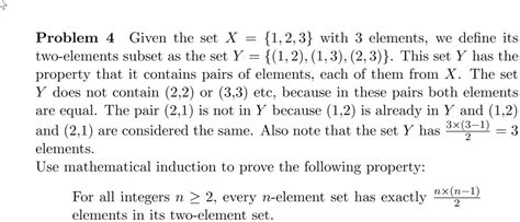 Solved Problem 4 Given The Set X 123 With 3 Elements We Define
