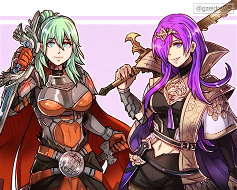 Byleth Byleth Shez Enlightened Byleth And Shez Fire Emblem And 2