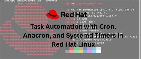 Task Automation With Cron Anacron And Systemd Timers In Red Hat Linux