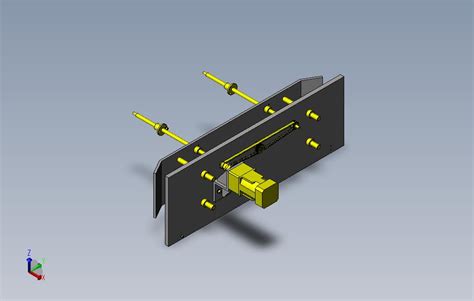 N273 基于左右旋螺纹的导块间距调整机构 SOLIDWORKS 2010 模型图纸下载 懒石网