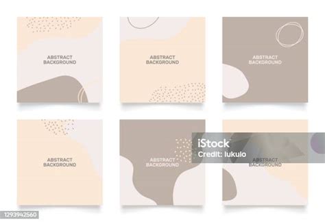 소셜 미디어 인스타 스토리 피드 포스트에 대한 추상적 인 배경 디자인 브라운 낙서 낙서 모양 손 그린 개체 텍스트공간을 복사합니다 인스 타 그램 스퀘어 전단지 배너 0명에