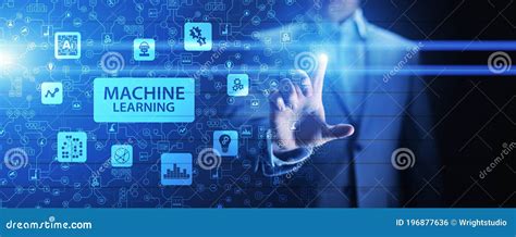 machine deep learning algorithms artificial intelligence ai automation and modern technology