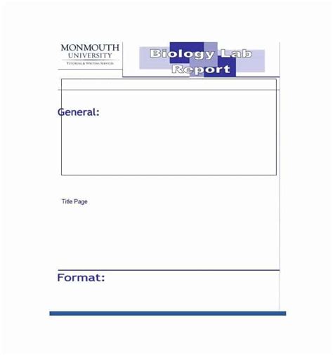 12 Lab Report Templates Writing Word Excel Format