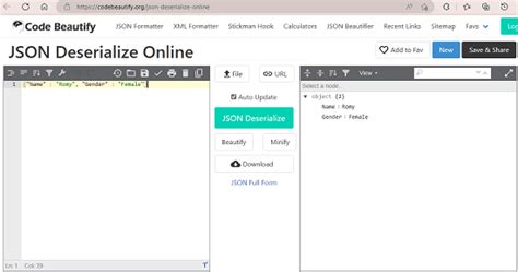 ¿cómo Deserializar Datos Json En Línea De Forma Gratuita Es Atsit