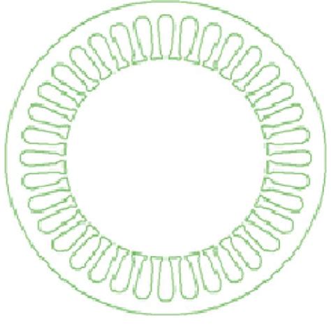 Stator With Semi Enclosed Slot Download Scientific Diagram