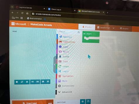 Makecode Arcade Game Simulator Gone And Asking For Reset Help Microsoft Makecode