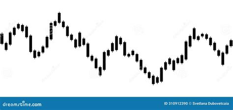 Reversal Candle Chart Royalty Free Illustration