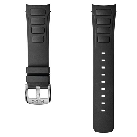 Mido Multifort Tv Chronograph Black Rubber Strap 23mm M852019835