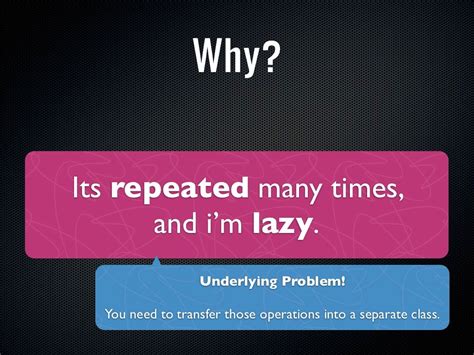 Why Its Repeated Many Times