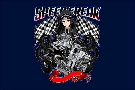 Car Engine Background Anime Girl Vector Graphic By Jellybox Creative Fabrica