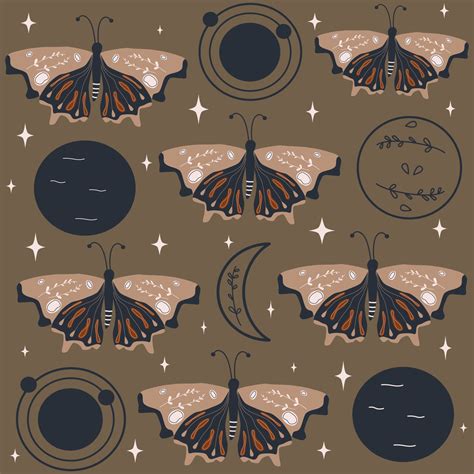 Beautiful Boho Trendy Seamless Vector Pattern Baackground Illustration