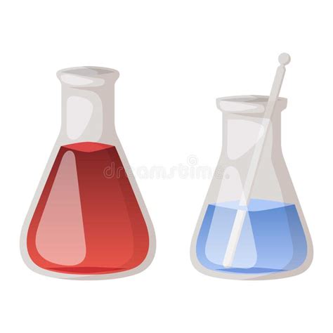 Lab Flask Vector Stock Vector Illustration Of Bottle 79680221