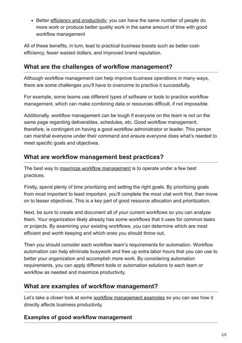 What Is Workflow Management A Beginners Guide Pdf