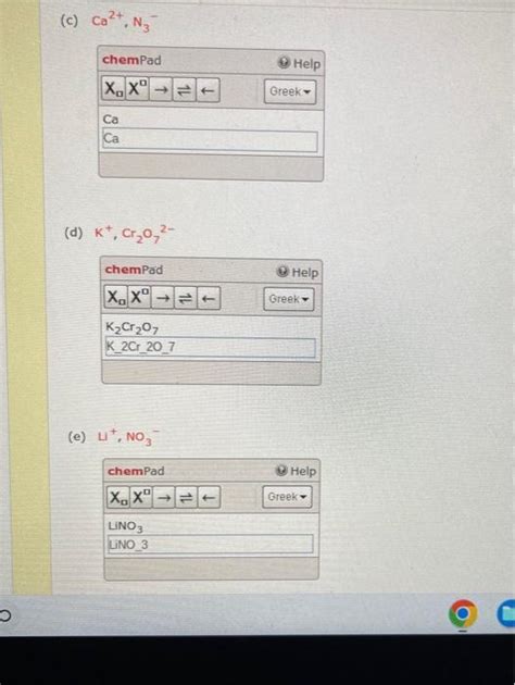 Solved For Each Of The Following Pairs Of Ions Write The Chegg Com