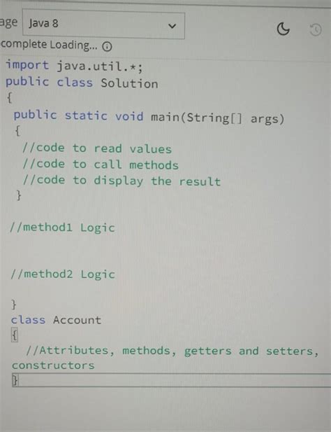 Solved Create A Class Account With The Below Attributes