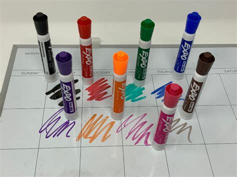 Expo Assorted Color Low Odor Chisel Tip Dry Erase Marker Set