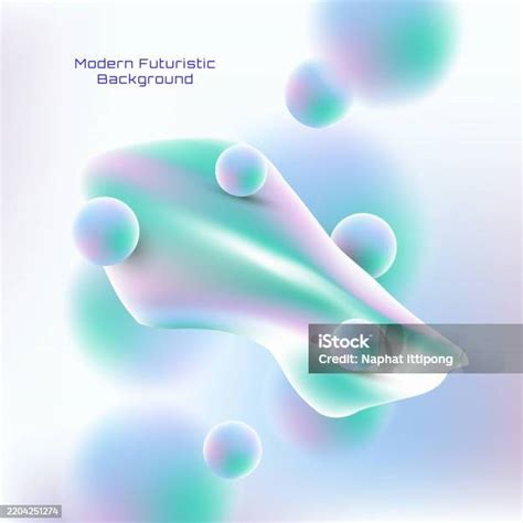 추상적인 파스텔 홀로그램 질감 디자인 유체 모양 호일 그라데이션 무지개 빛깔의 배경 0명에 대한 스톡 벡터 아트 및 기타 이미지 0명 강렬하고 밝은 색상 구도