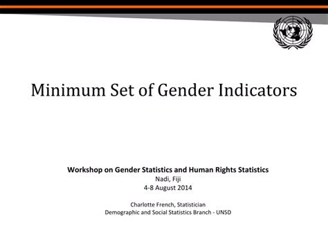 PPT Minimum Set Of Gender Indicators PowerPoint Presentation Free Download ID