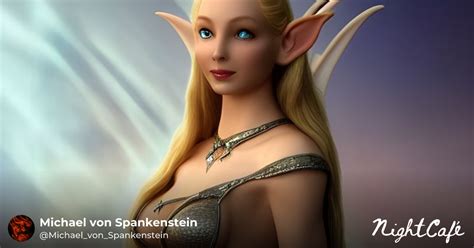 High Elf Queen In Mithril Garment Ai Art