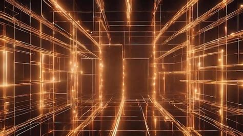 Premium Photo Digital Blockchain Concept And Data Transfer System Abstract Wireframe