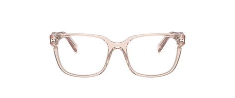 Prada Pr 17zv Glasses With Crystal Pink Frame Opsm