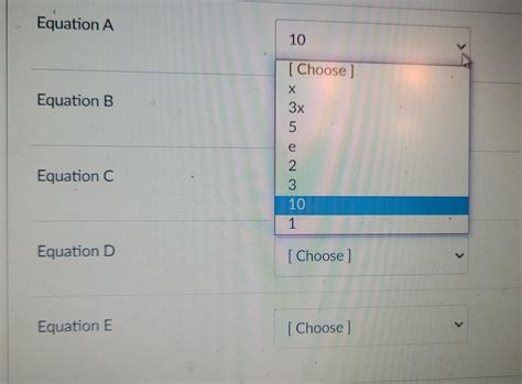 Solved Given Each Logarithm Equation Below Match The Chegg