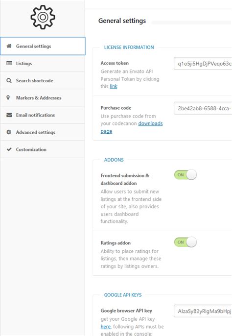 Maps Settings Documentation Google Maps Locator Plugin