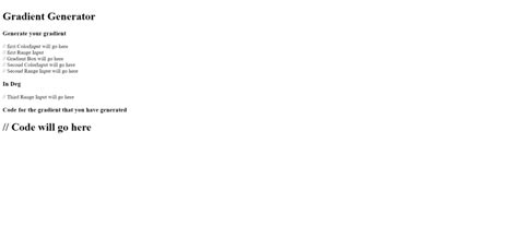 How To Code A Simple Linear Gradient Generator Using Reactjs Dev Community