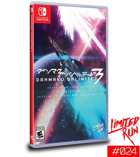 Switch版『danmaku Unlimited 3』のパッケージ版予約受付がlimited Run Gamesで開始！弾幕系シューティングゲーム Nintendo Switch 情報ブログ