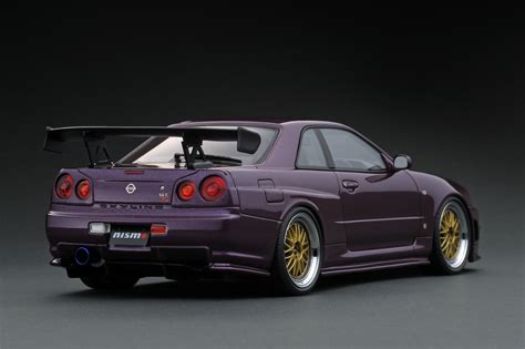 Ig1832 Nismo R34 Gt R R Tune Midnight Purple Ignition Model