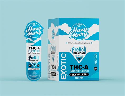 Skywalker Indica Diamond Infused Pre Roll Hazy Mary